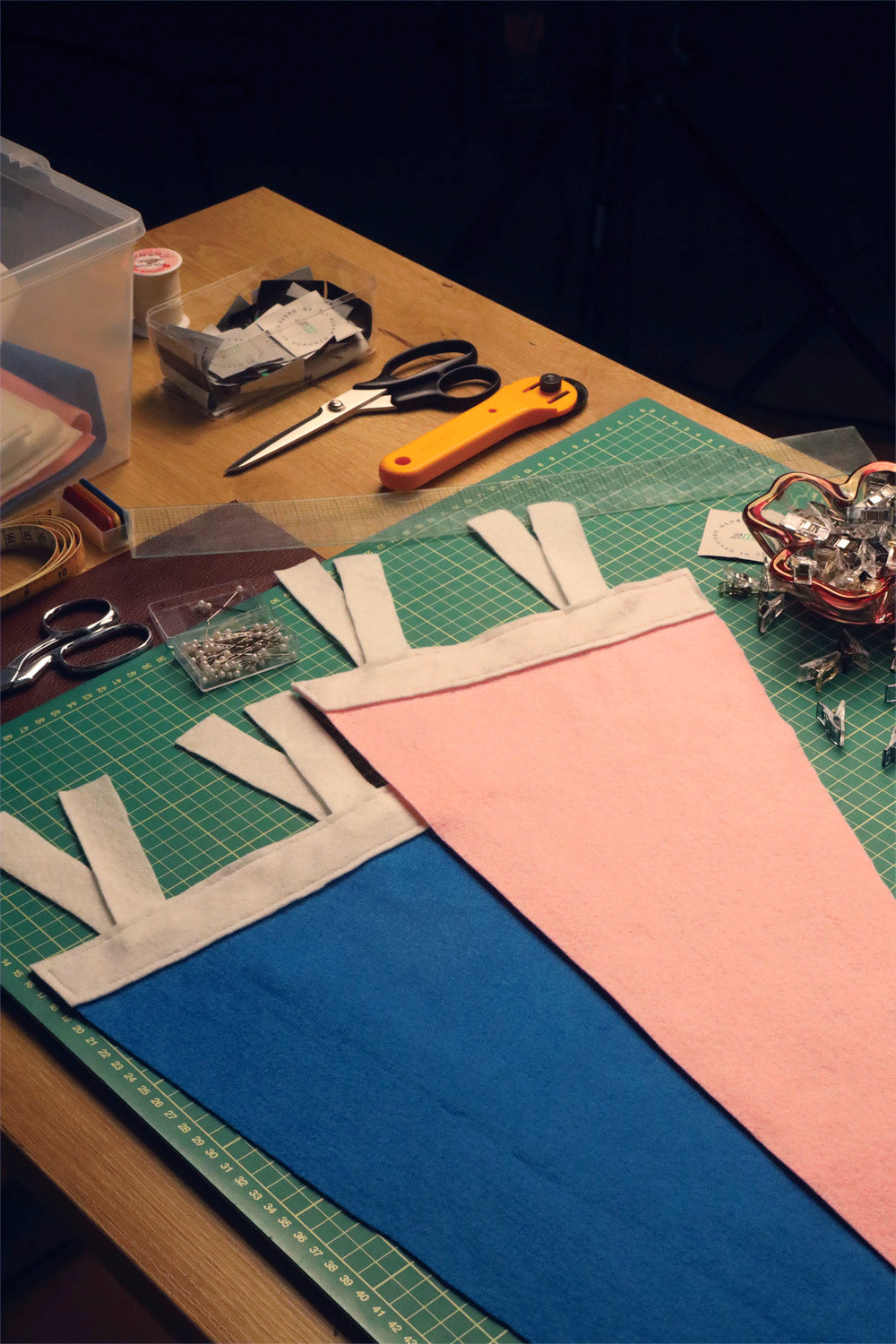 Pennant Flag Sewing Pattern - Vintage Home Decor